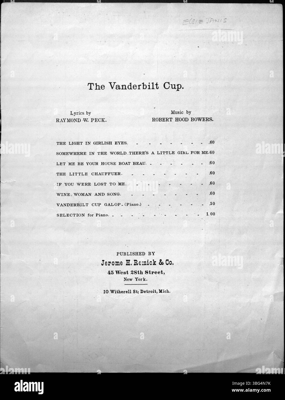 1905 pencil Black and White Stock Photos & Images - Alamy