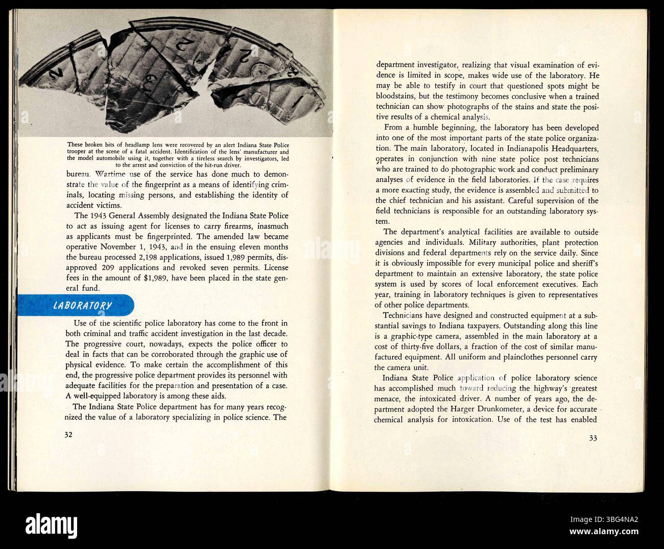 This page from the 1944 Indiana State Police progress report provides ...