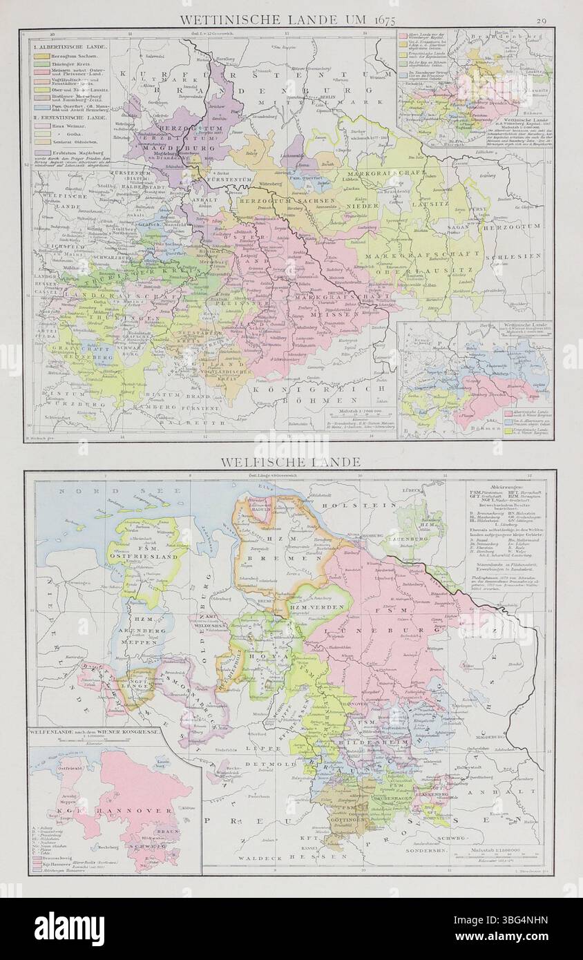 A page from G. Droysen's 1886 Historical Atlas showing a map of the ...
