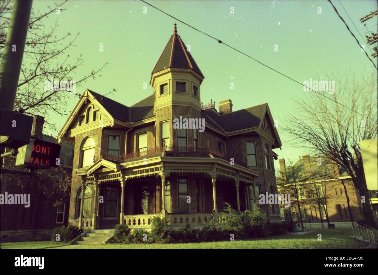Photograph by Albin Vineyard Shirk shows the home of Major R. W ...