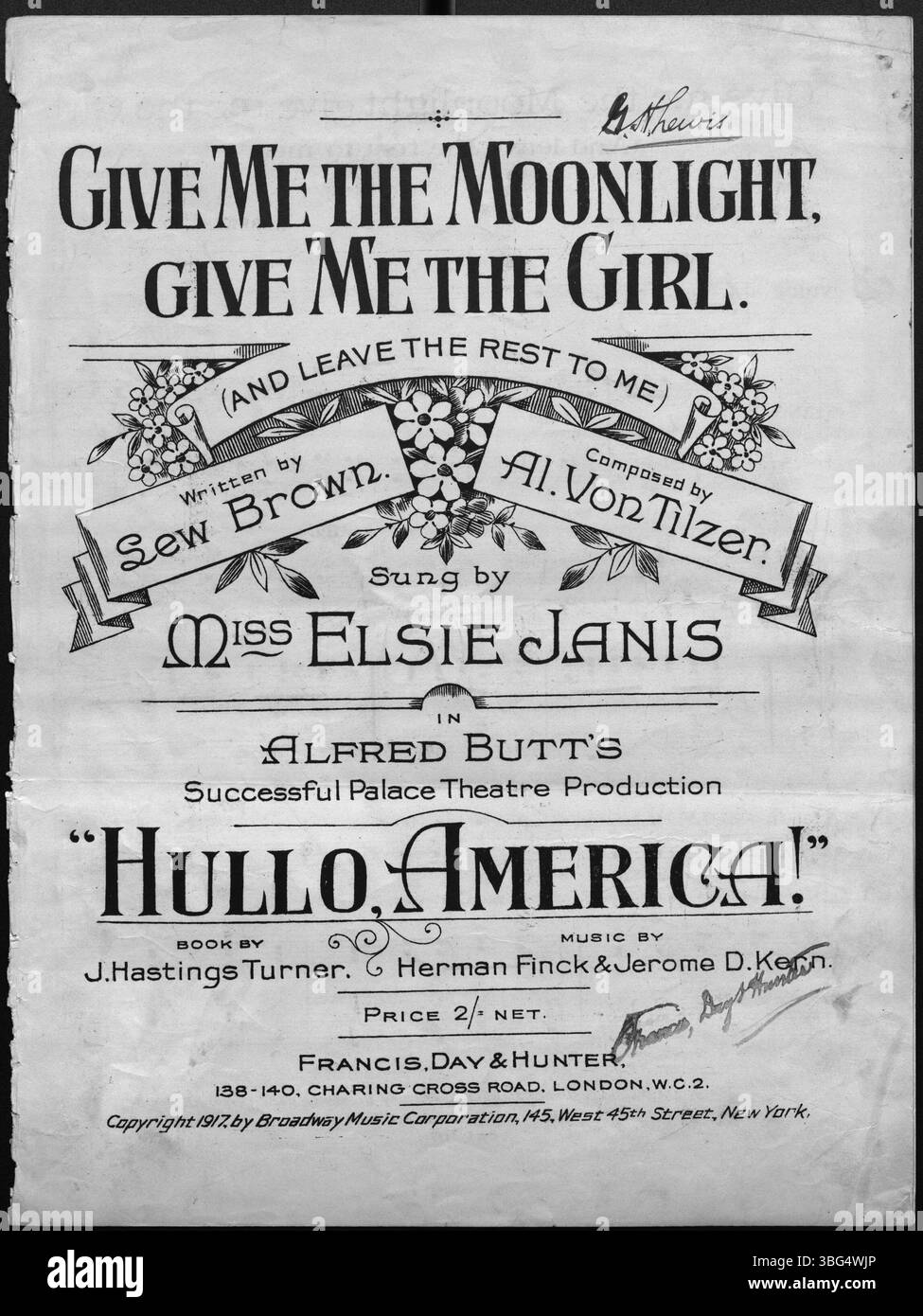 Sung by elsie janis hi-res stock photography and images - Alamy