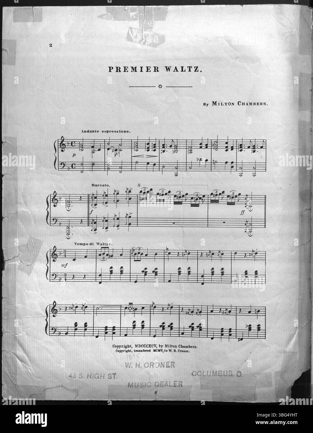 'Premier Waltz' (1895) is known for its elegant and refined melody ...