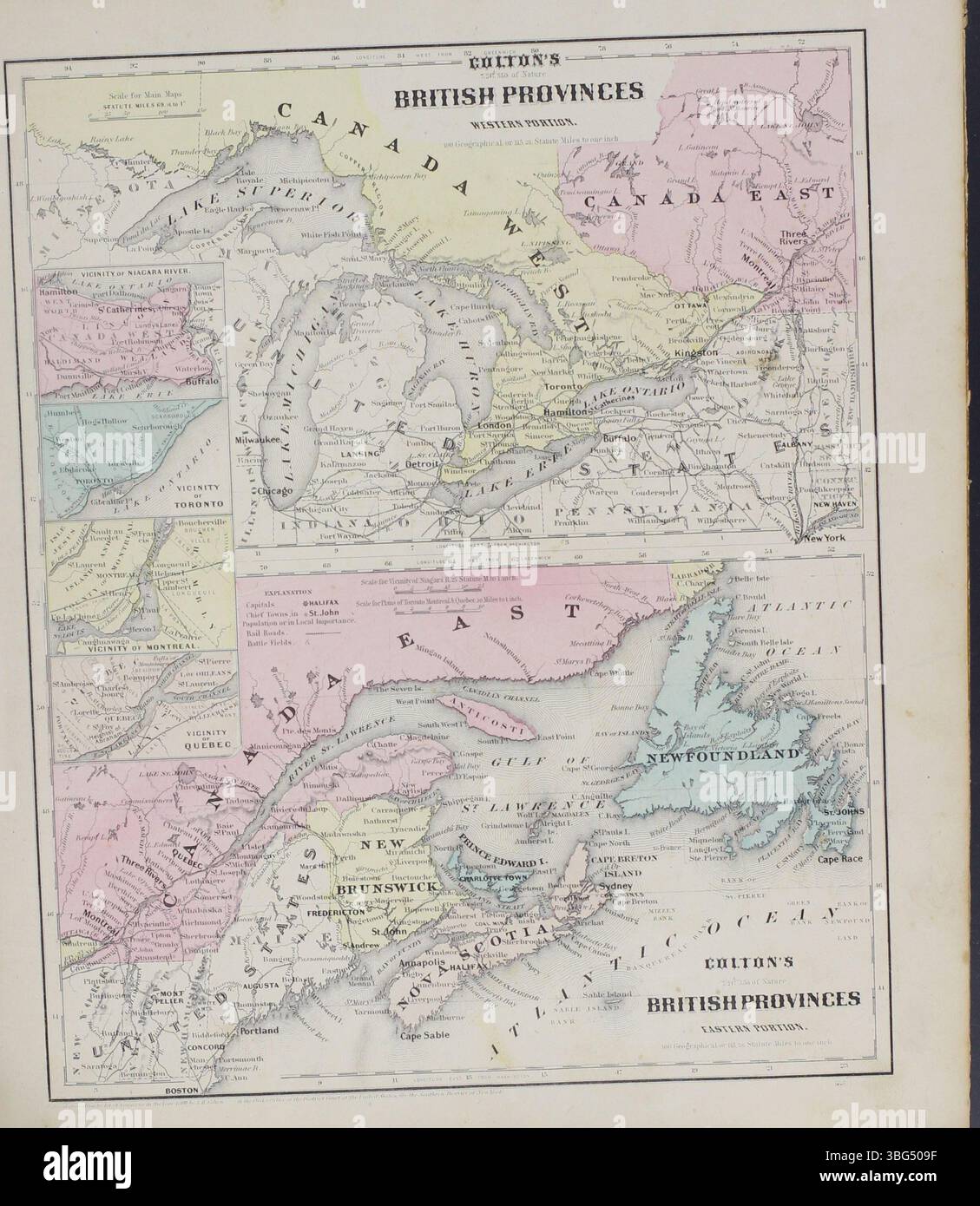 J. H. Colton's 1860 School Atlas offers comprehensive world maps ...