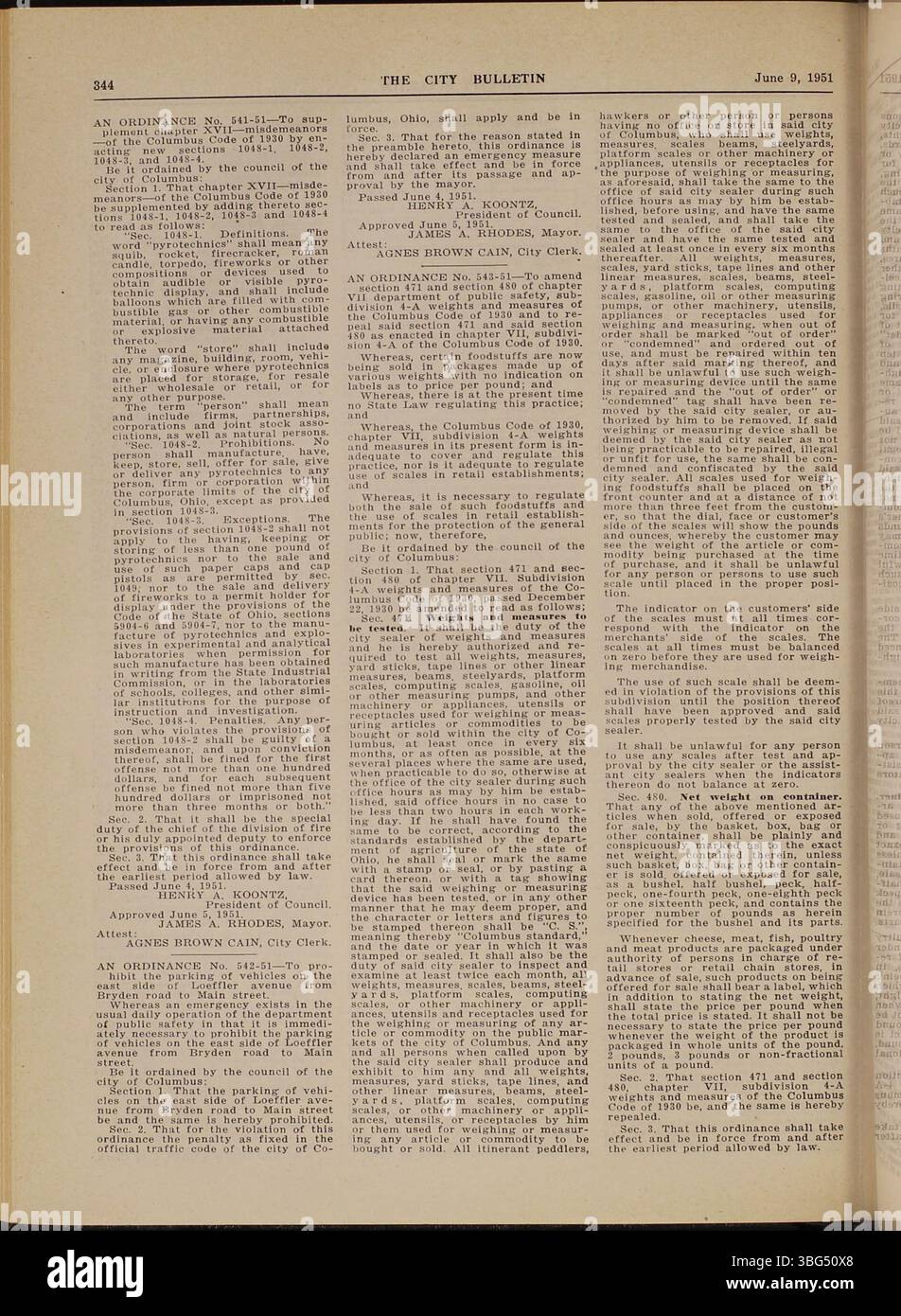 This page documents official city functions from 1951 including city ...