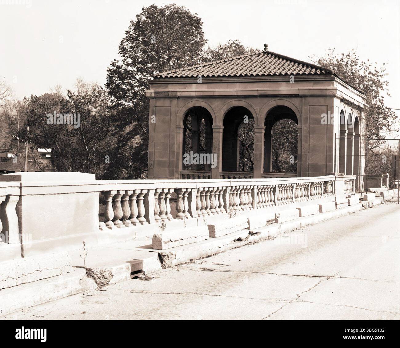 Photograph from 1989 capturing deteriorated condition of O'Shaughnessy ...