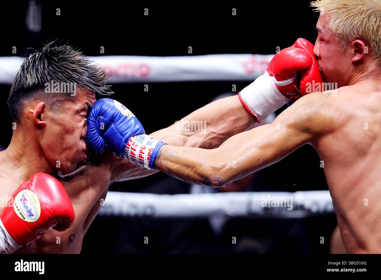 Kanagawa, Japan. 28th May, 2025. (L-R) Tsubasa Narai, Yuna Hara Boxing ...