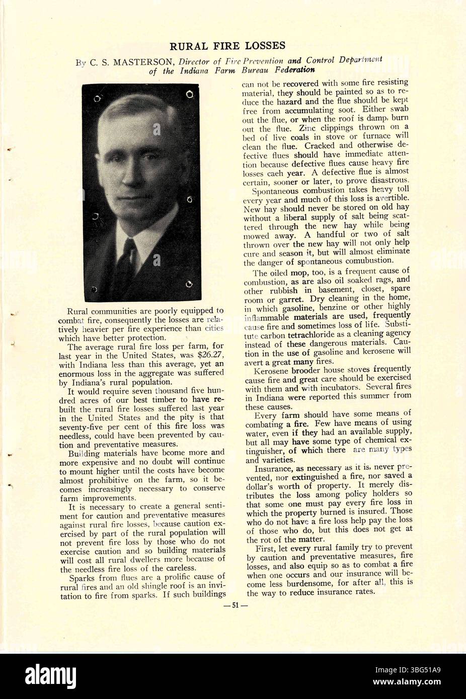 The 1927 Indiana Fire Prevention Year Book and Manual offers ...