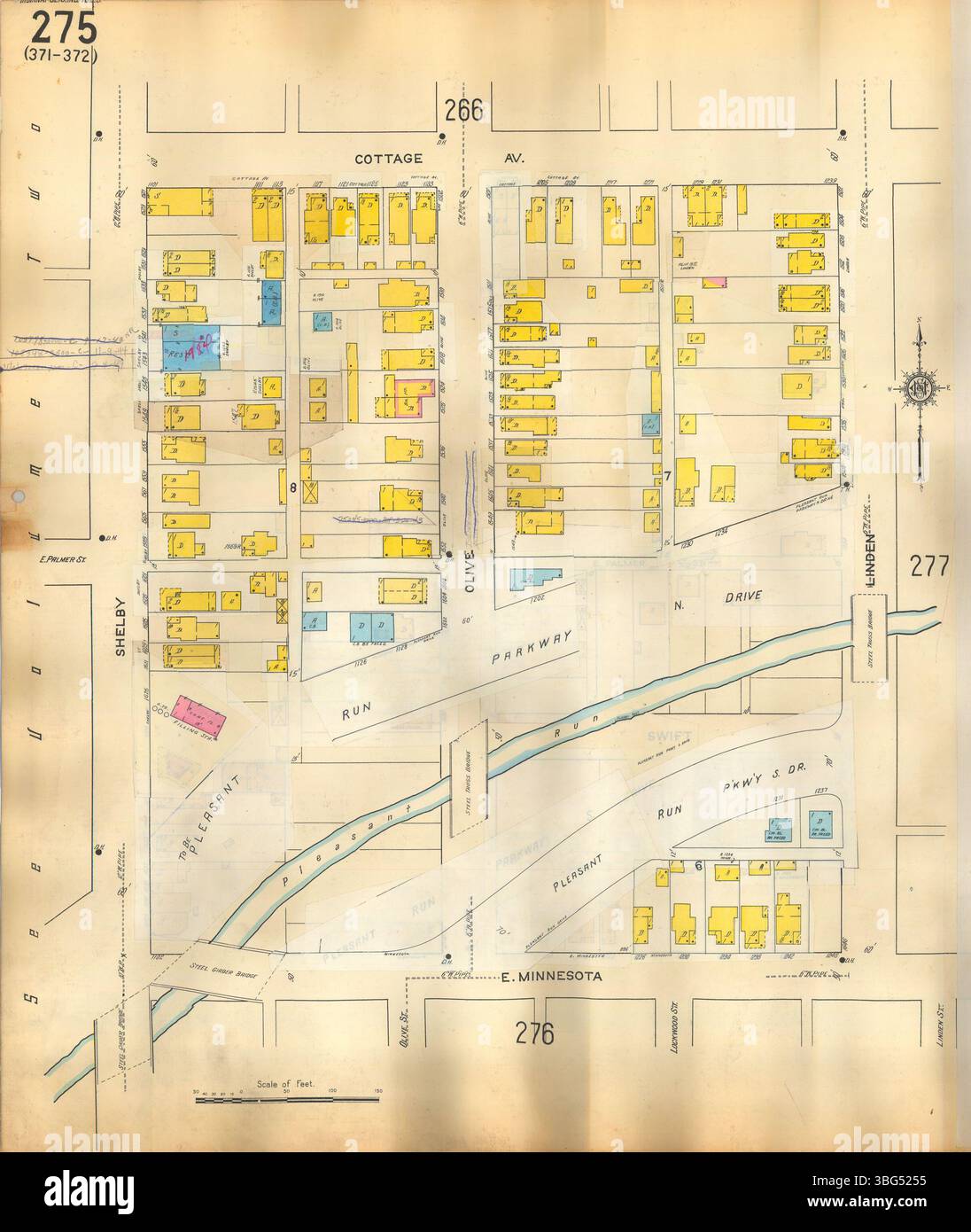 Sheet 275 of the 1940 Sanborn Fire Insurance Map details building ...