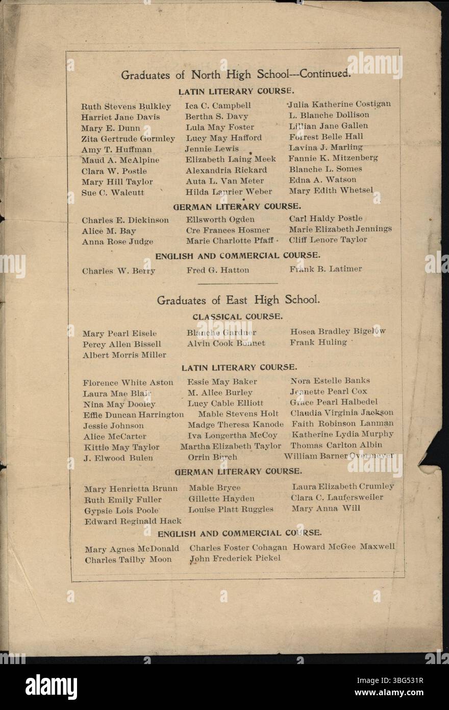 This 1899 invitation is for the Graduating Exercises of the Columbus ...