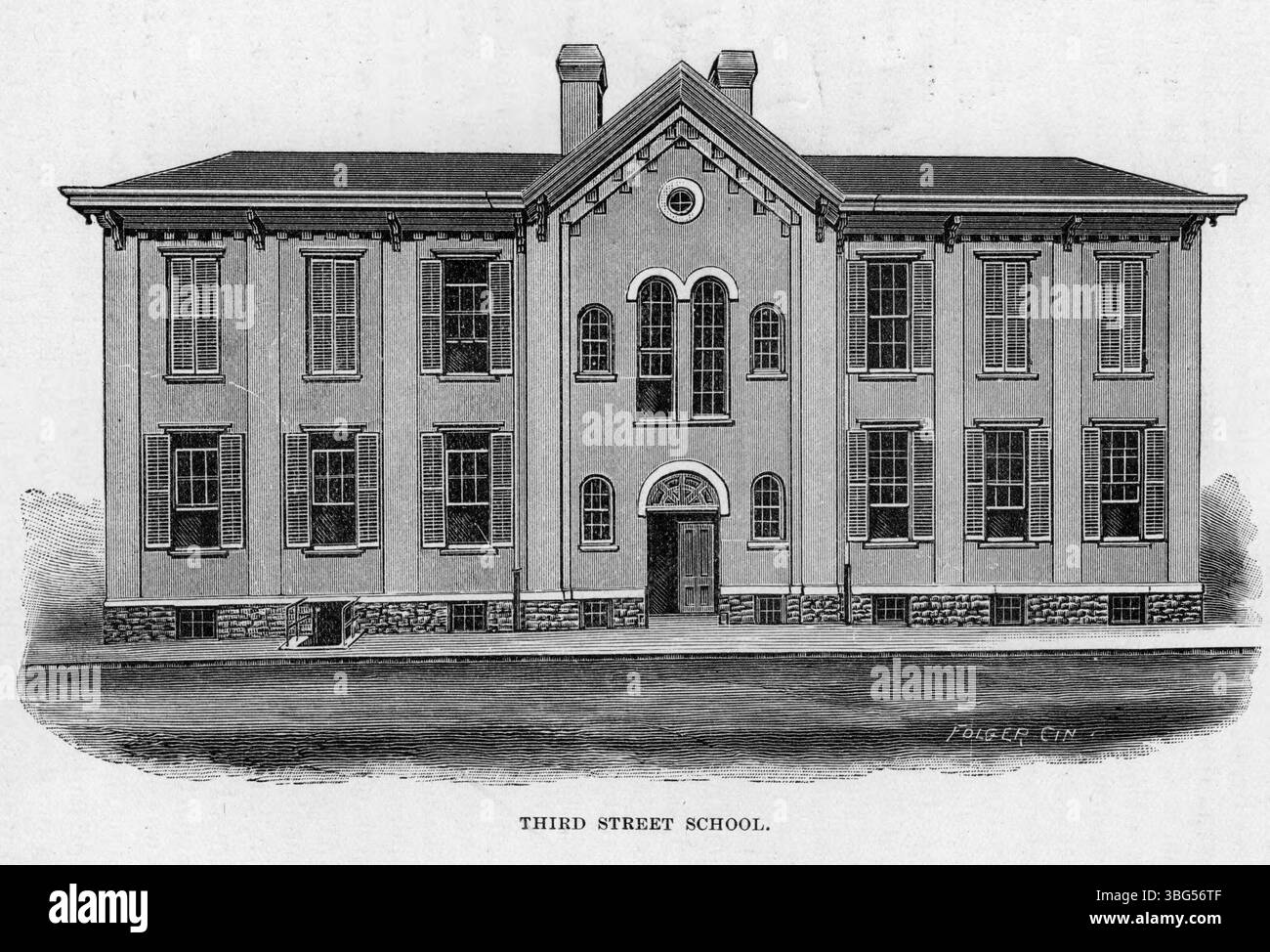 Construction of Third Street Elementary began in 1864 and the building ...
