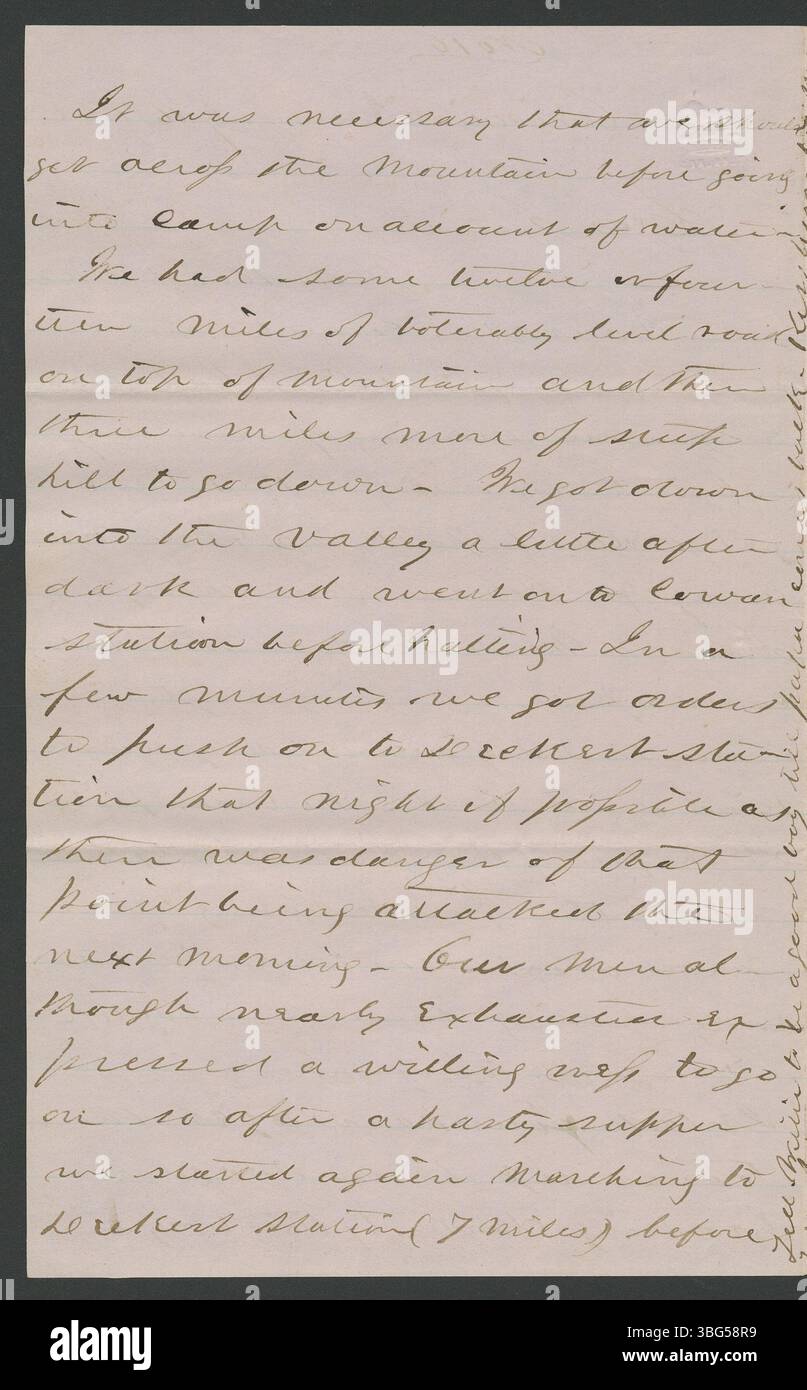 This letter from William Parker Johnson, dated July 16, 1862, details ...