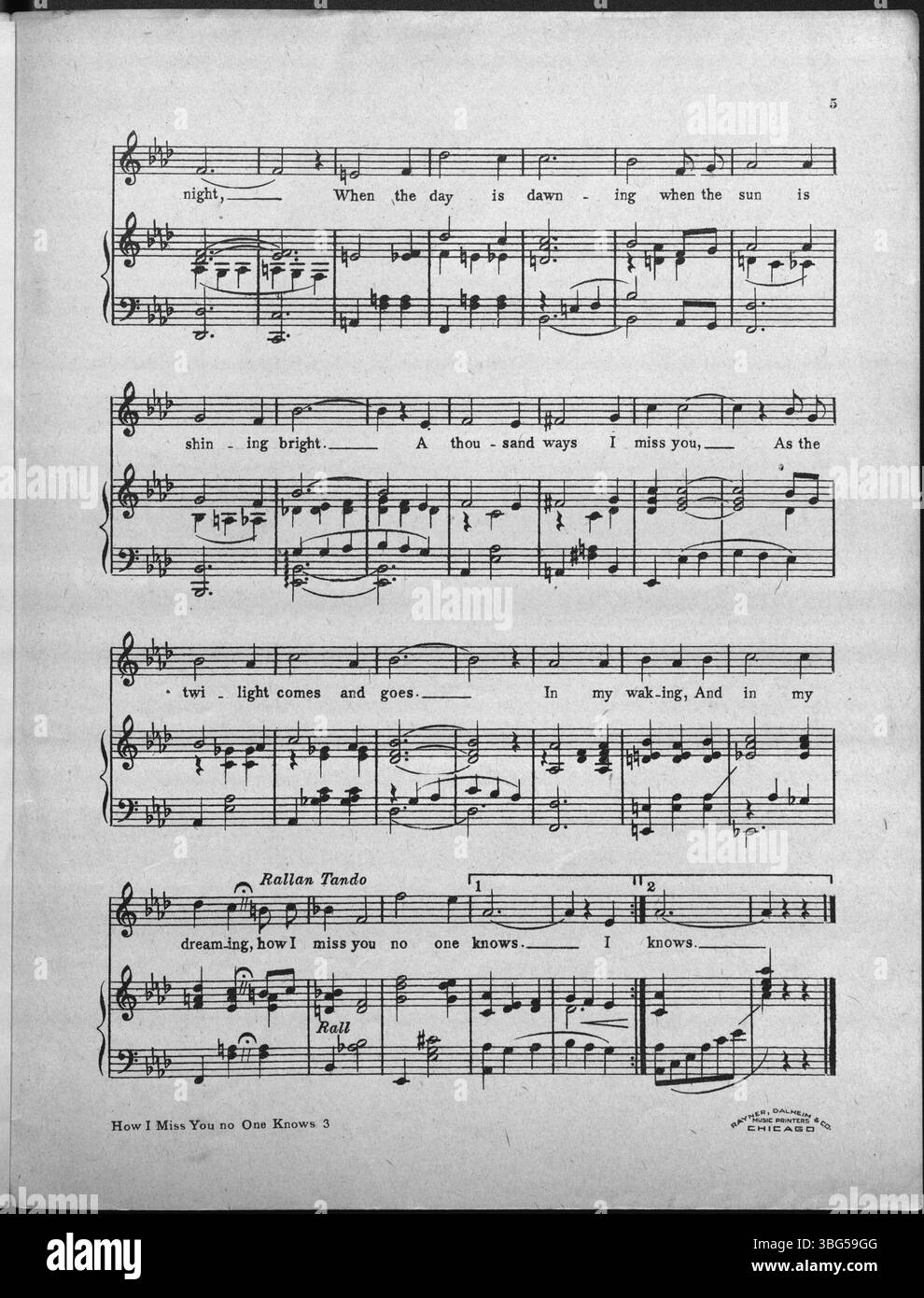 How I Miss You No One Knows is a 1922 song by Columbus composers ...