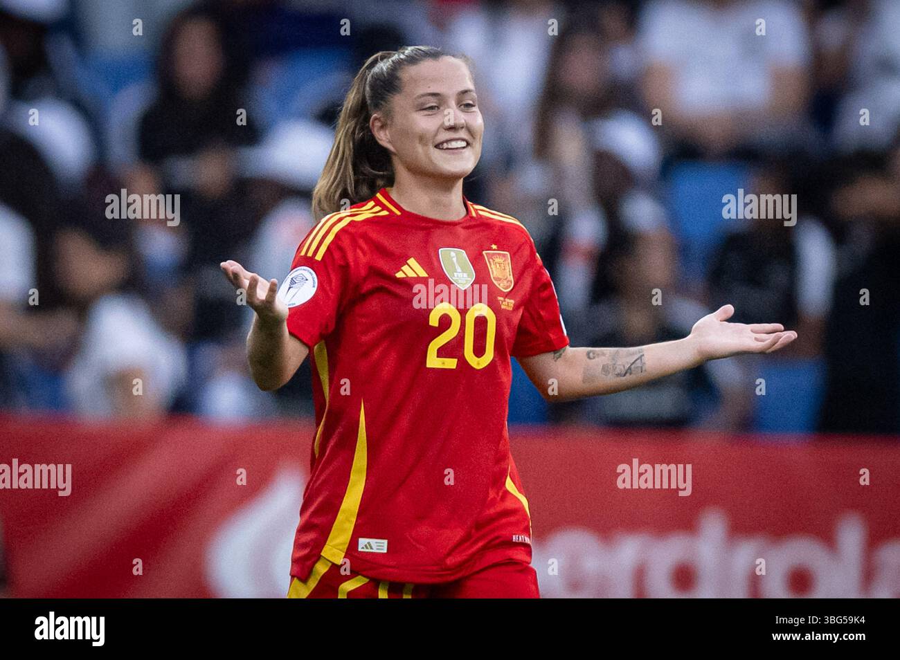 Barcelona, Spain. 03rd June, 2025. Claudia Pina (Spain) celebrates ...