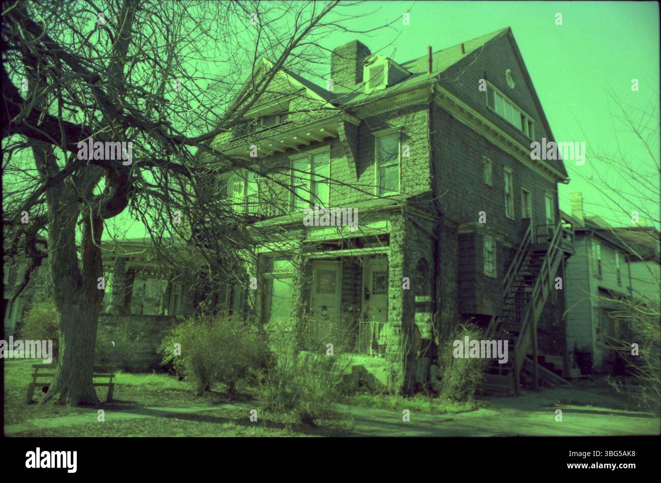 Photograph from 1975 by A.V. Shirk of Charles Wheeler’s home at 354 ...