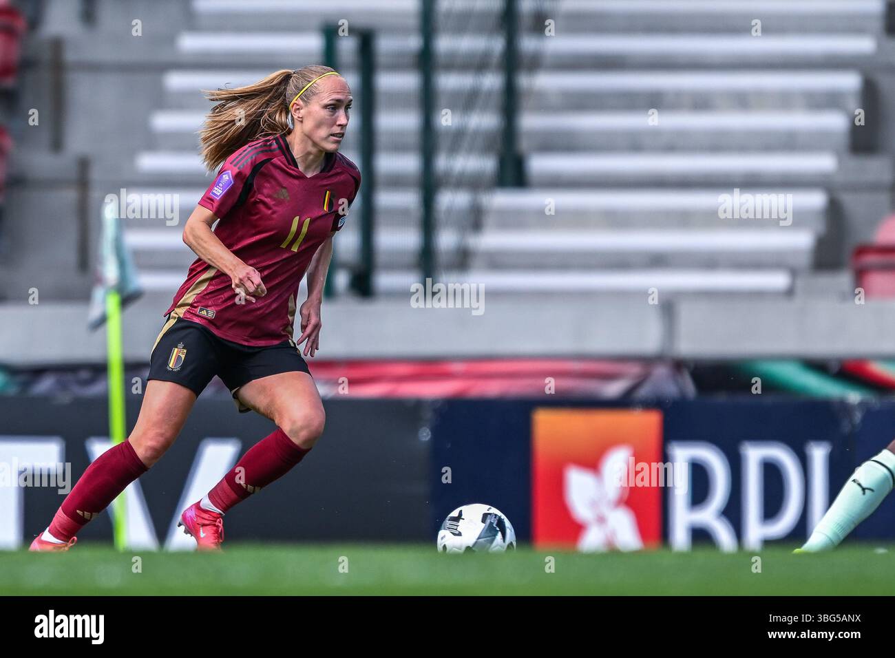 Janice Cayman (11) of Belgium pictured during a game between the ...