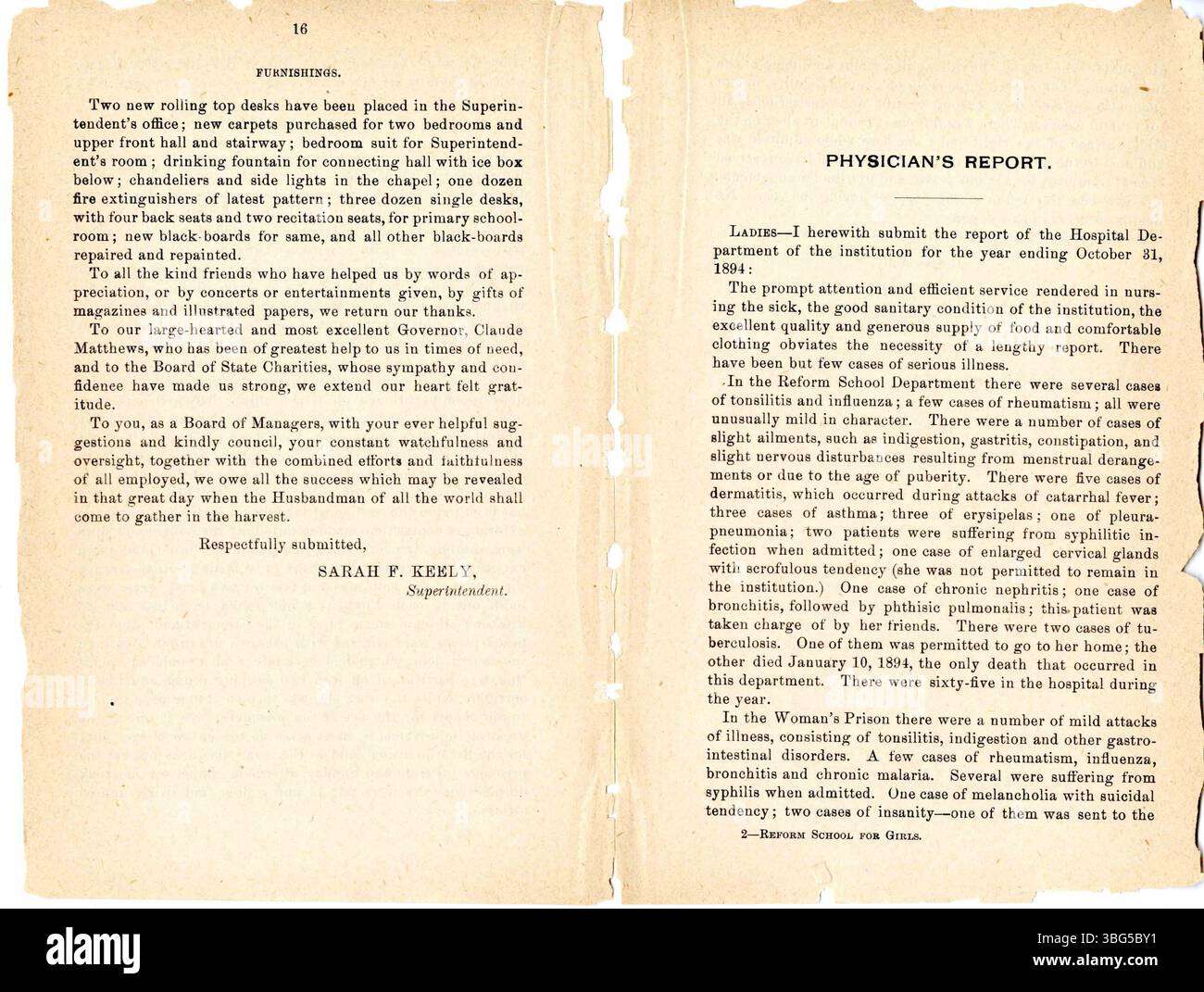 This portion of the 23rd annual report (1894) presents data on the ...