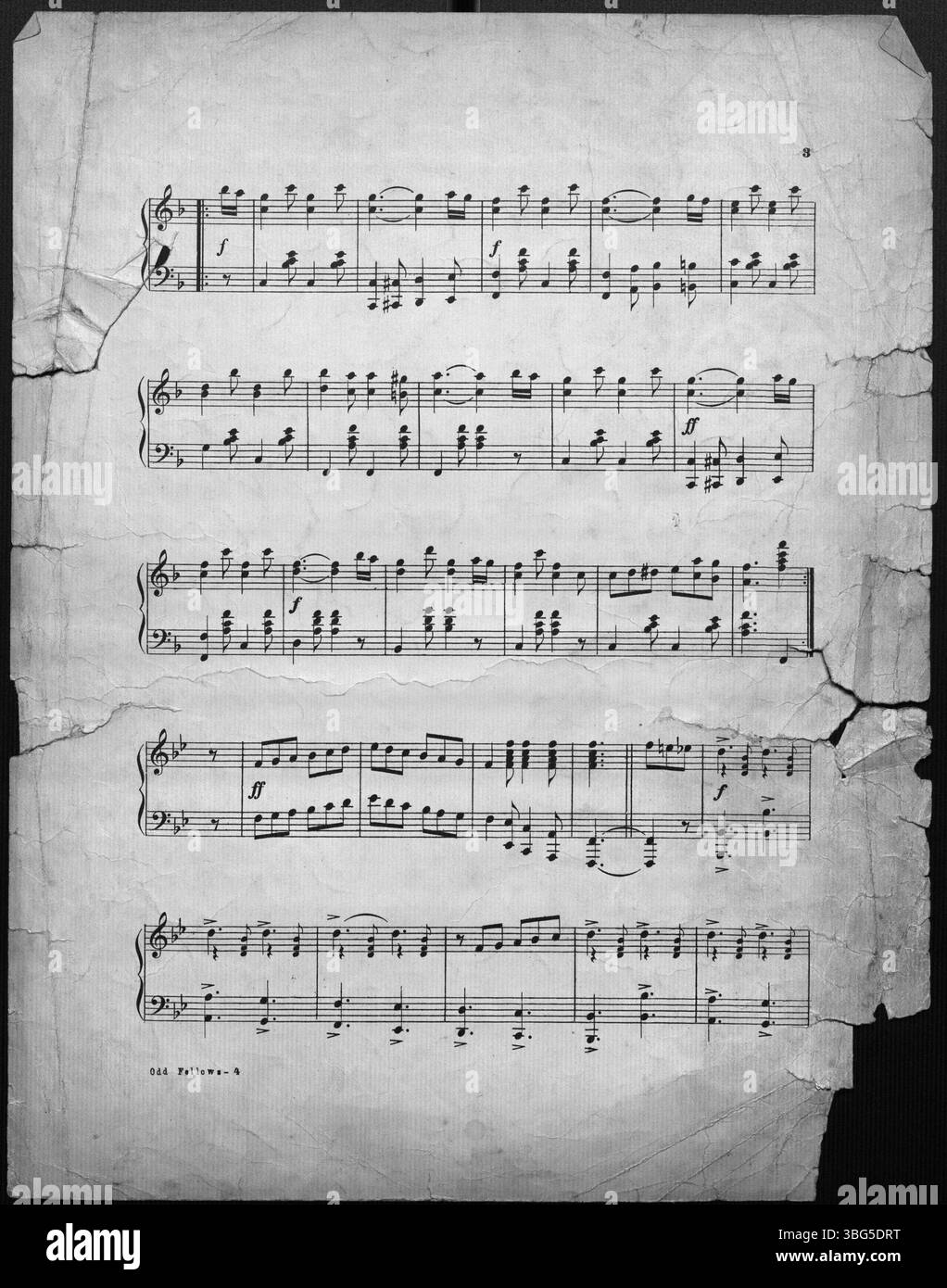 This 1902 edition of 'Odd Fellows March-Two Step' displays the composer ...