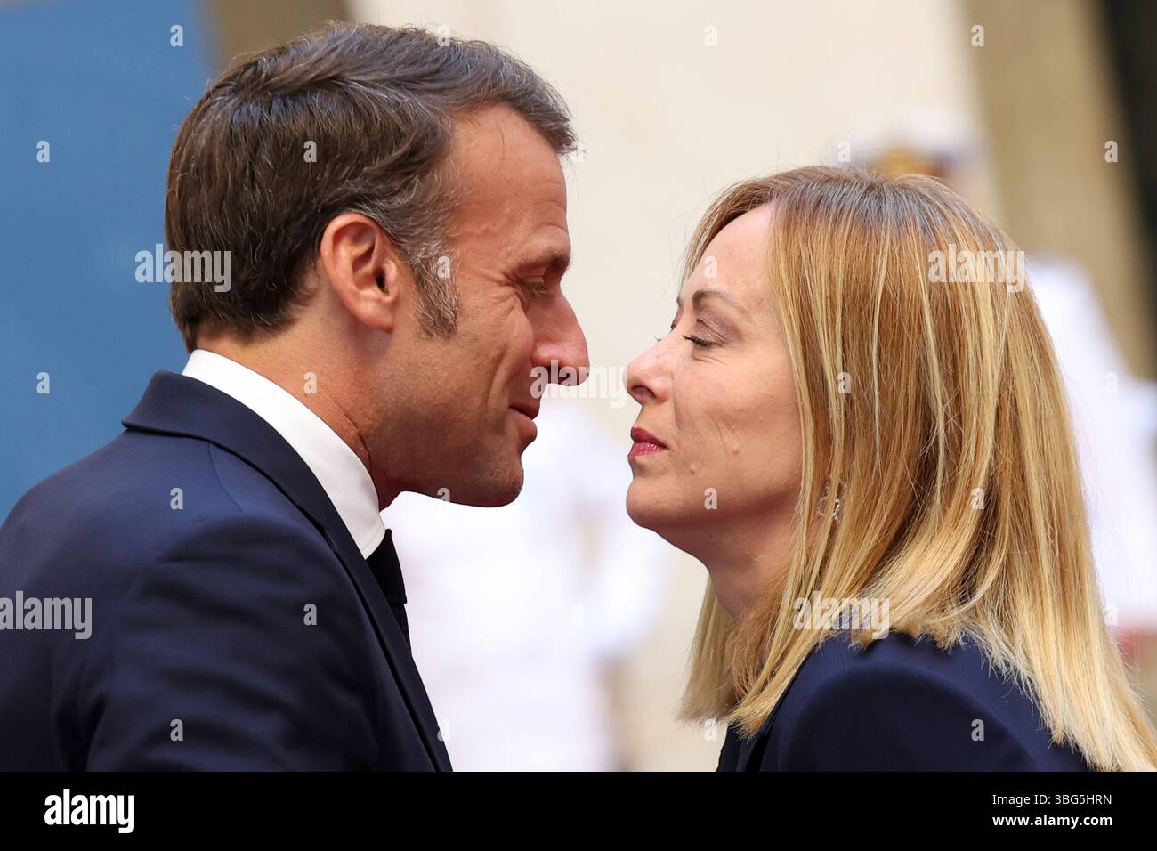 Rome, Italy. 03rd June, 2025. The Prime Minister of Italy, Giorgia ...