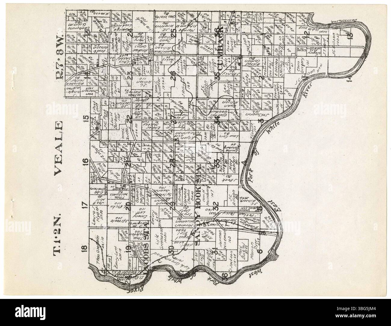 The 1927 plat atlas of Daviess County, Indiana, illustrates county maps ...