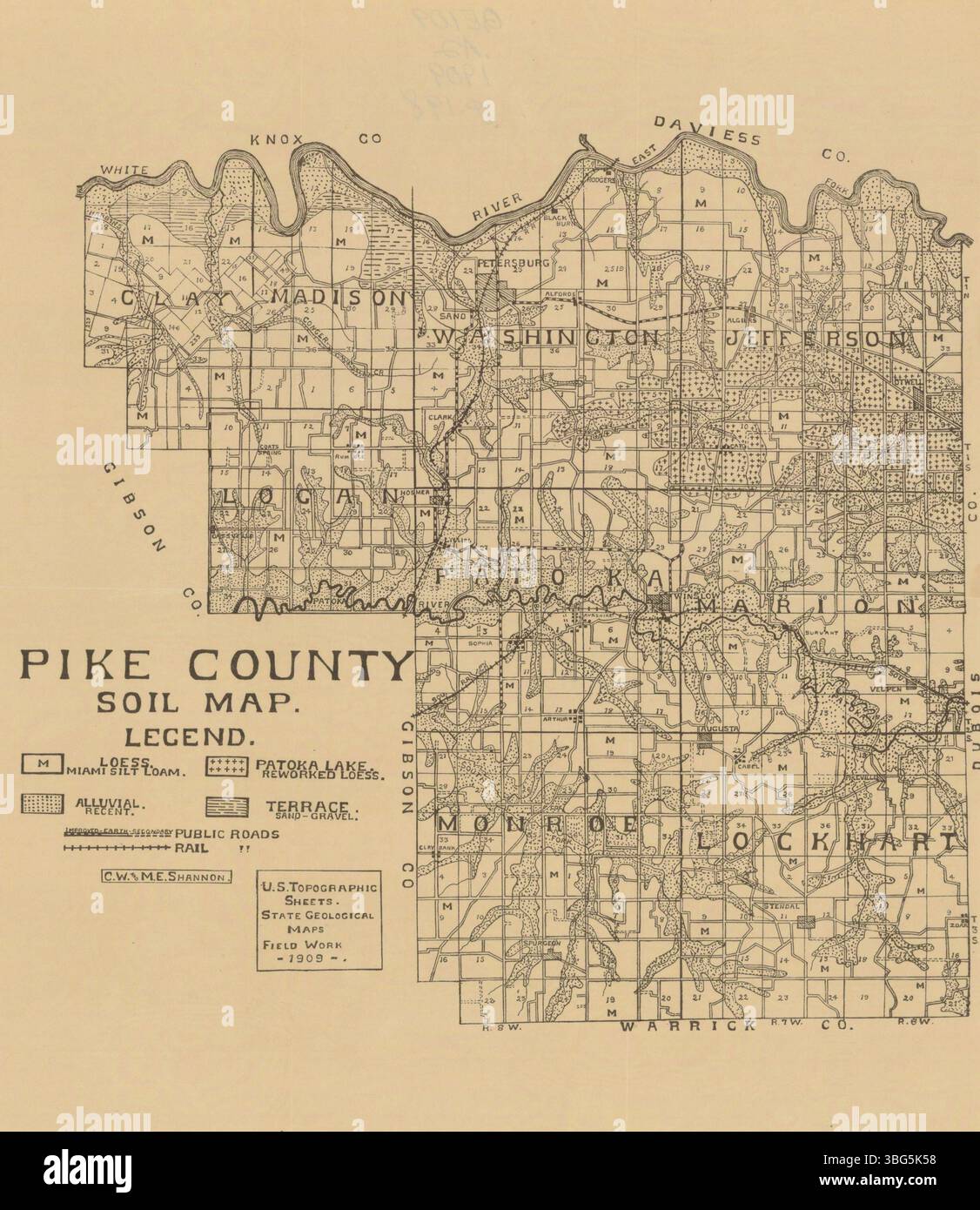 Soil types map hi-res stock photography and images - Alamy