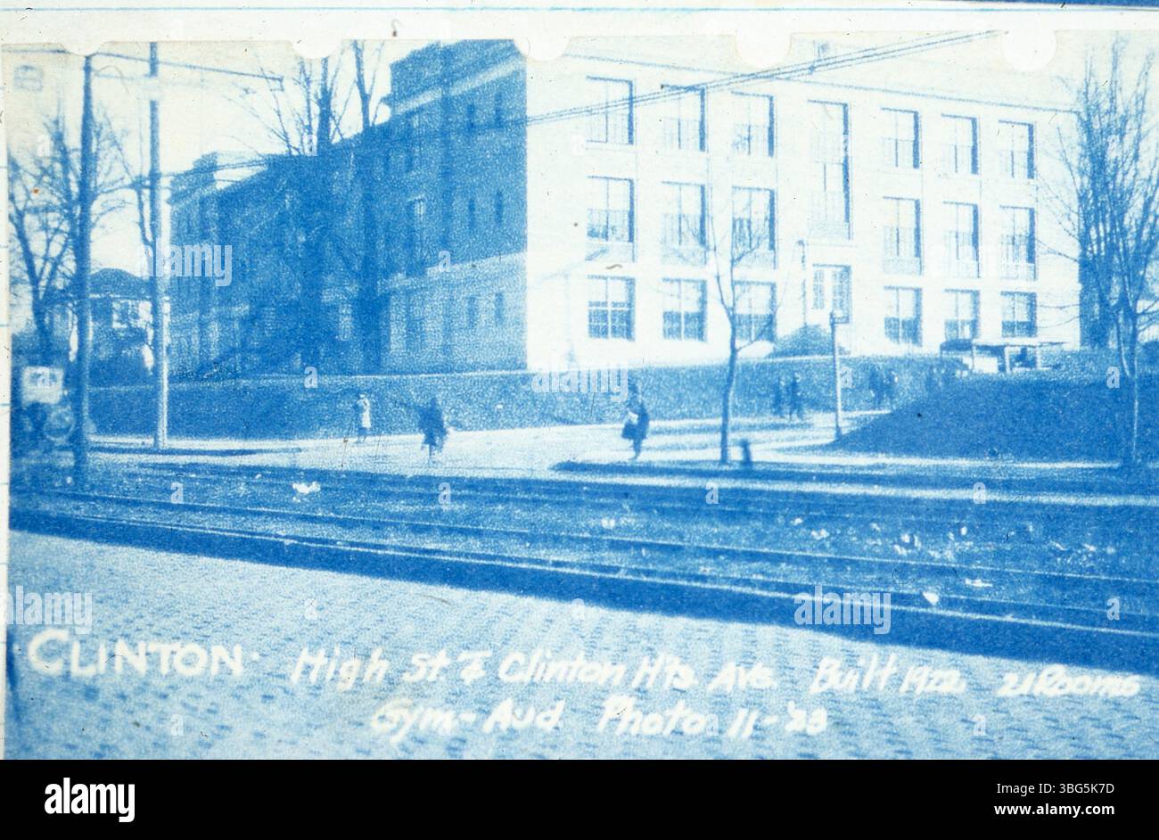 This photograph shows Clinton Elementary School, located on North High ...