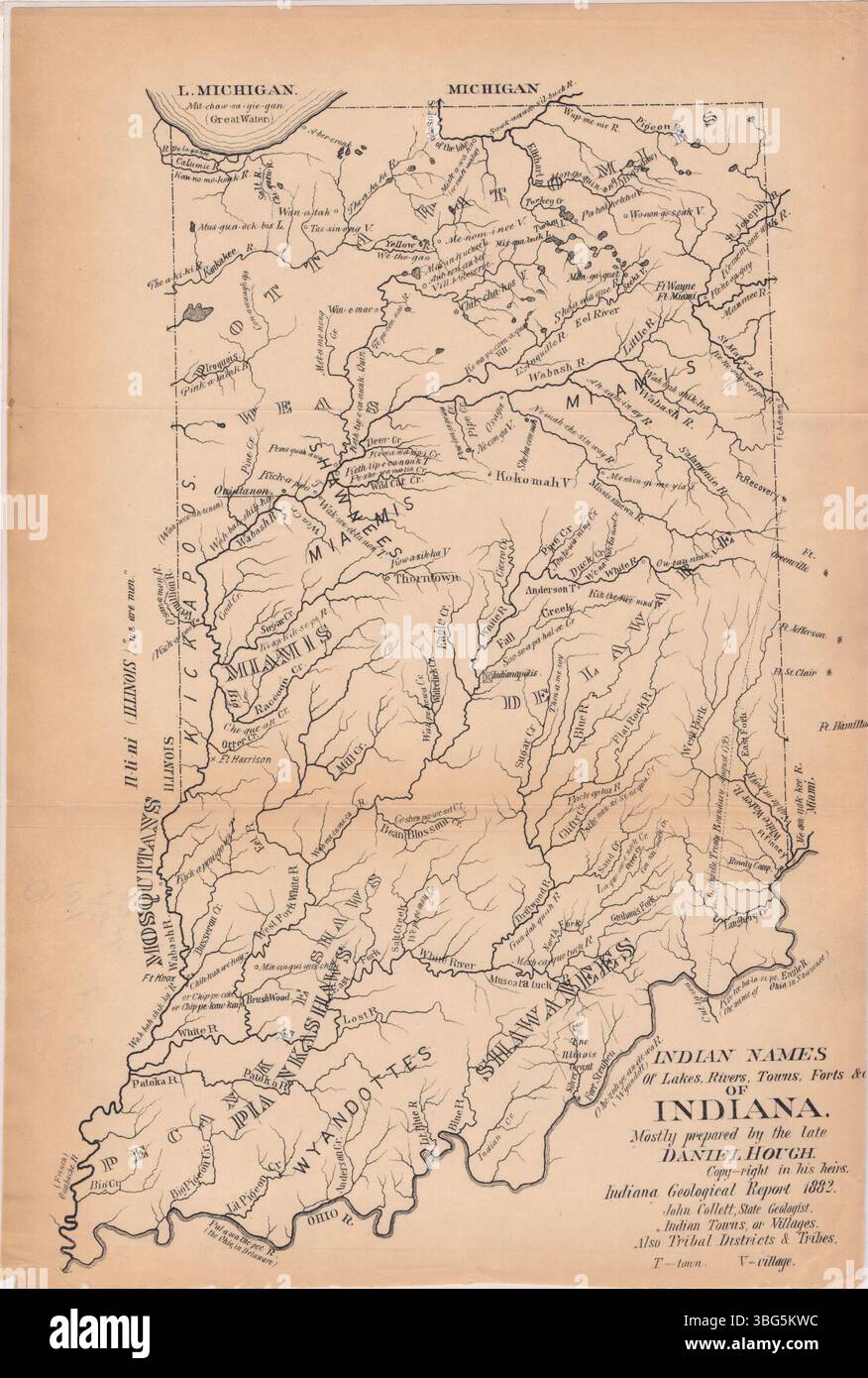 This 1882 Indiana geological report documents the indigenous names of ...