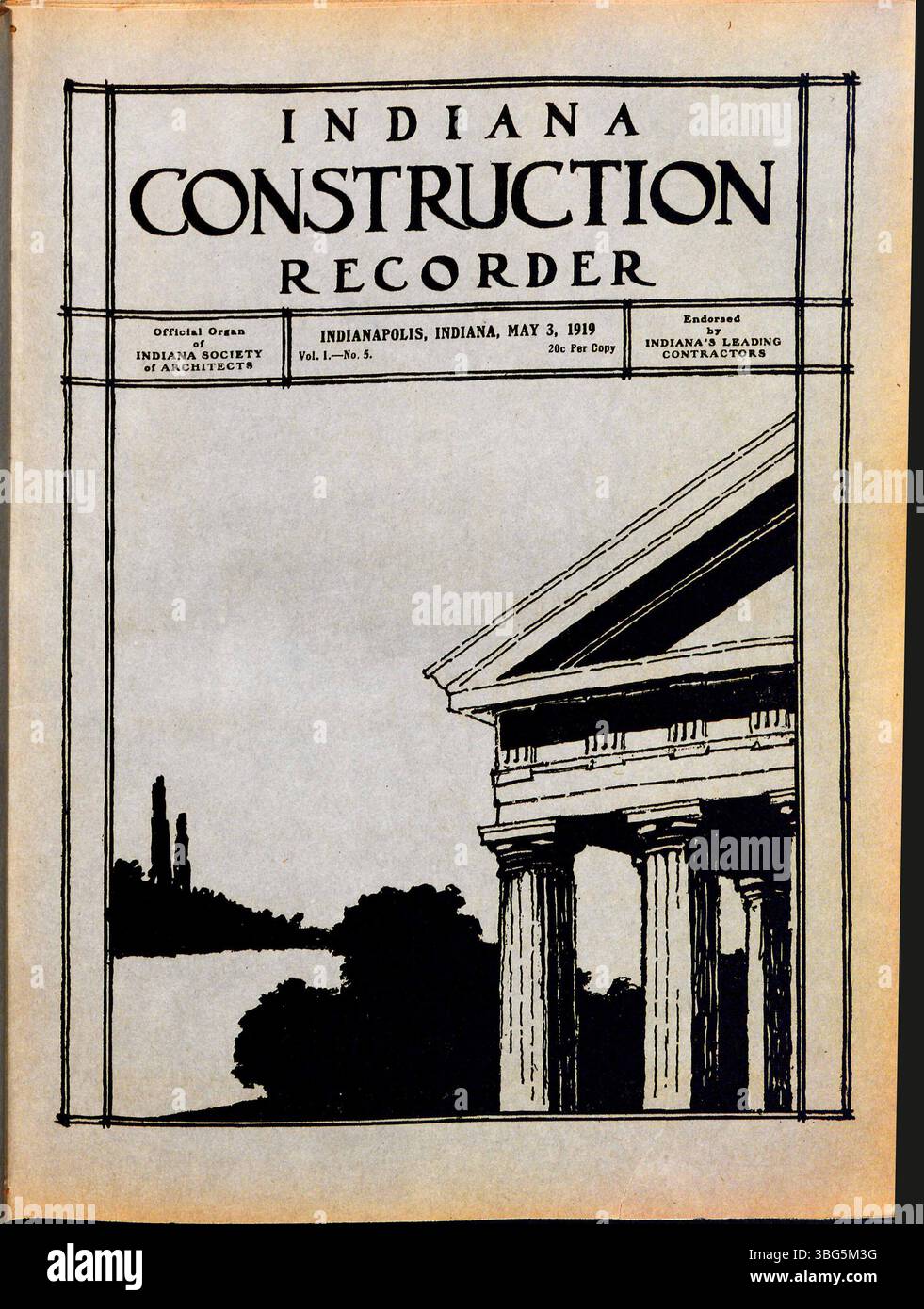 The Indiana Construction Recorder, dated May 3, 1919, is the official ...