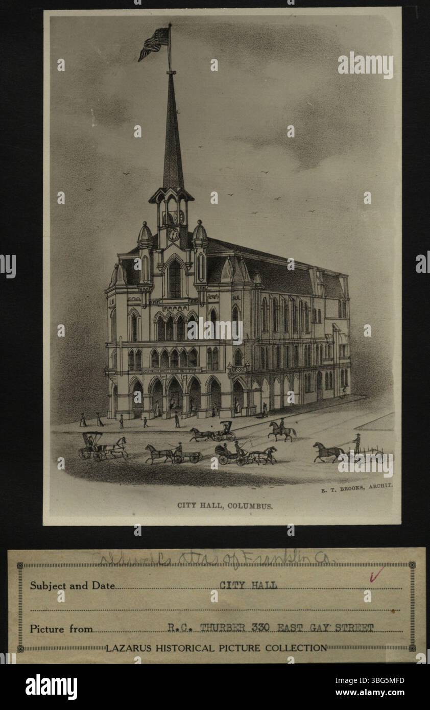 Completed on March 28, 1872, the first dedicated City Hall in Columbus ...