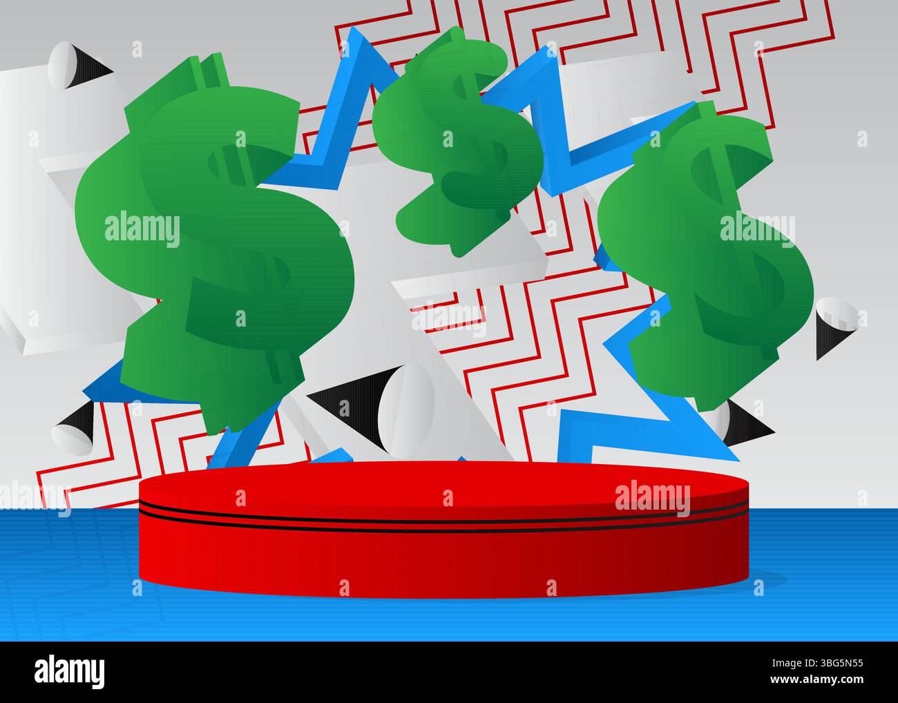 Round stage presentation sale Stock Vector Images - Alamy