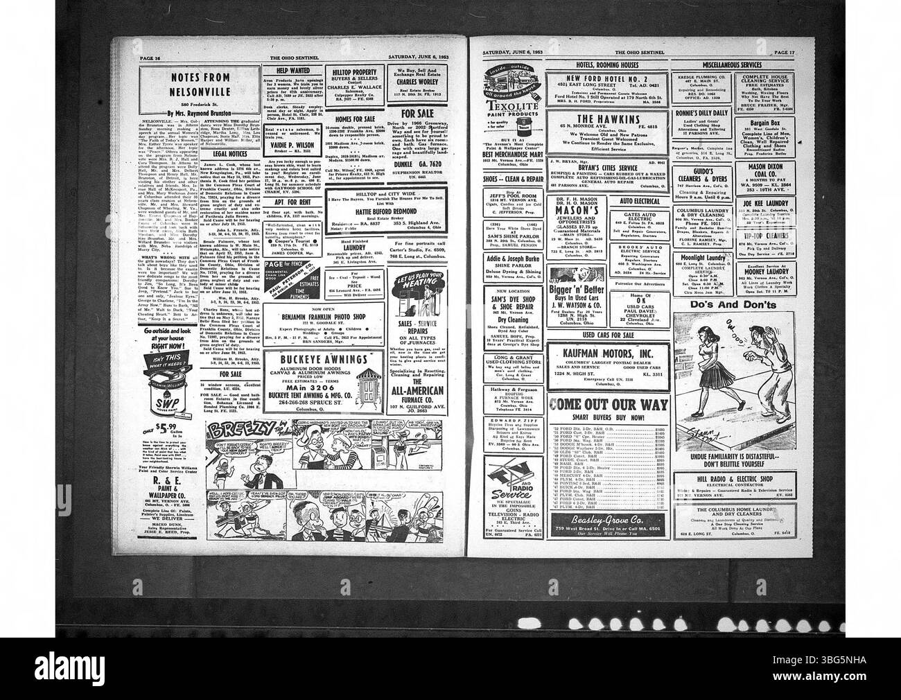 Columbus educational history Black and White Stock Photos & Images - Alamy