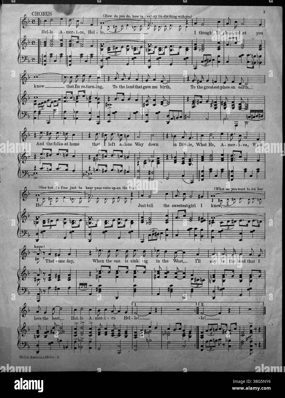 The 1917 cover of 'Hello America Hello 2' continues to feature the ...