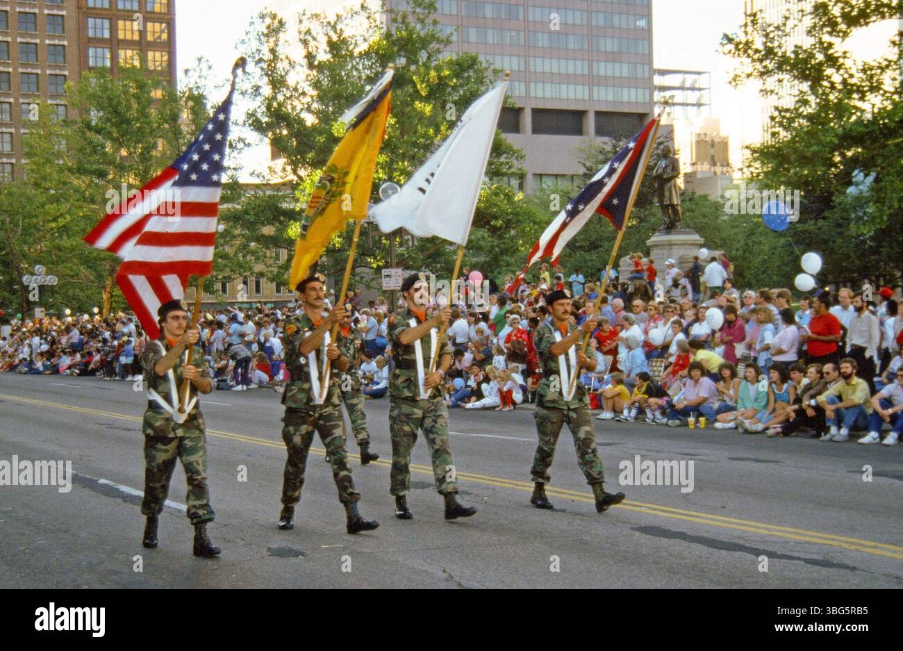 The Independence Day Parade of 1986 took place on July 3rd, showcasing ...