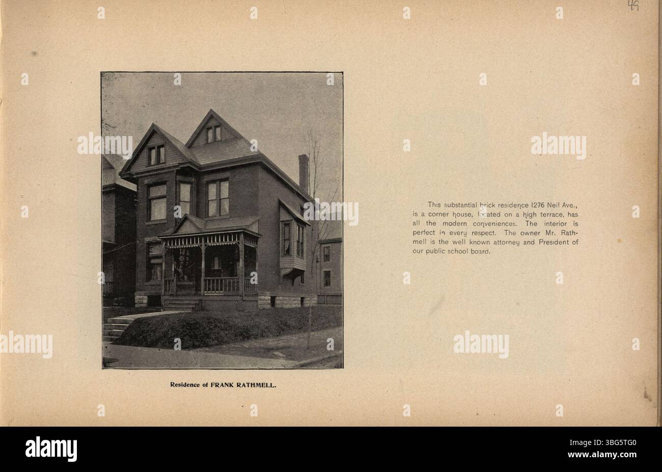 This page from an 1897 book features photographs of Columbus, Ohio’s ...