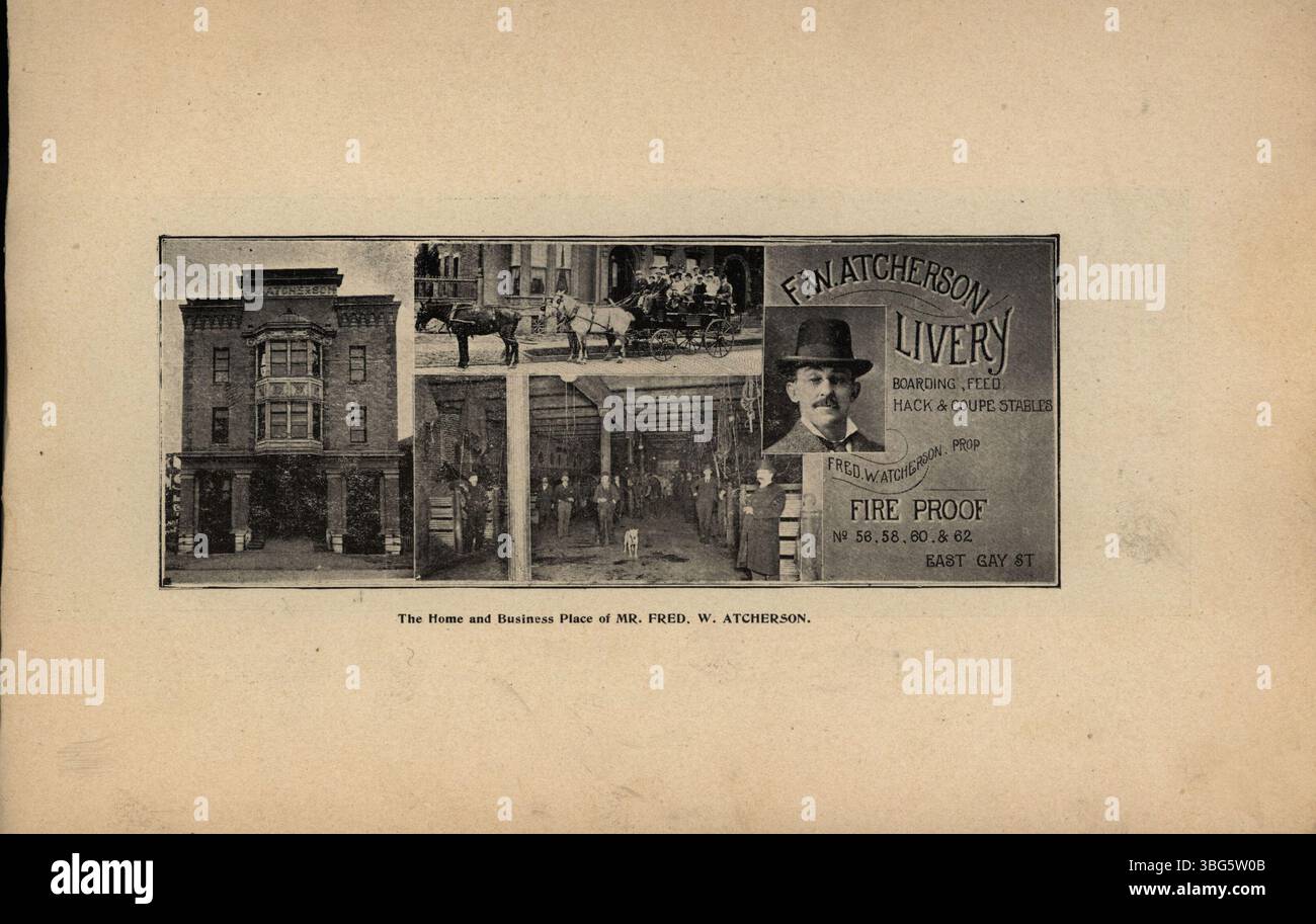 A photograph from a 1897 book that captures the distinguished homes of ...