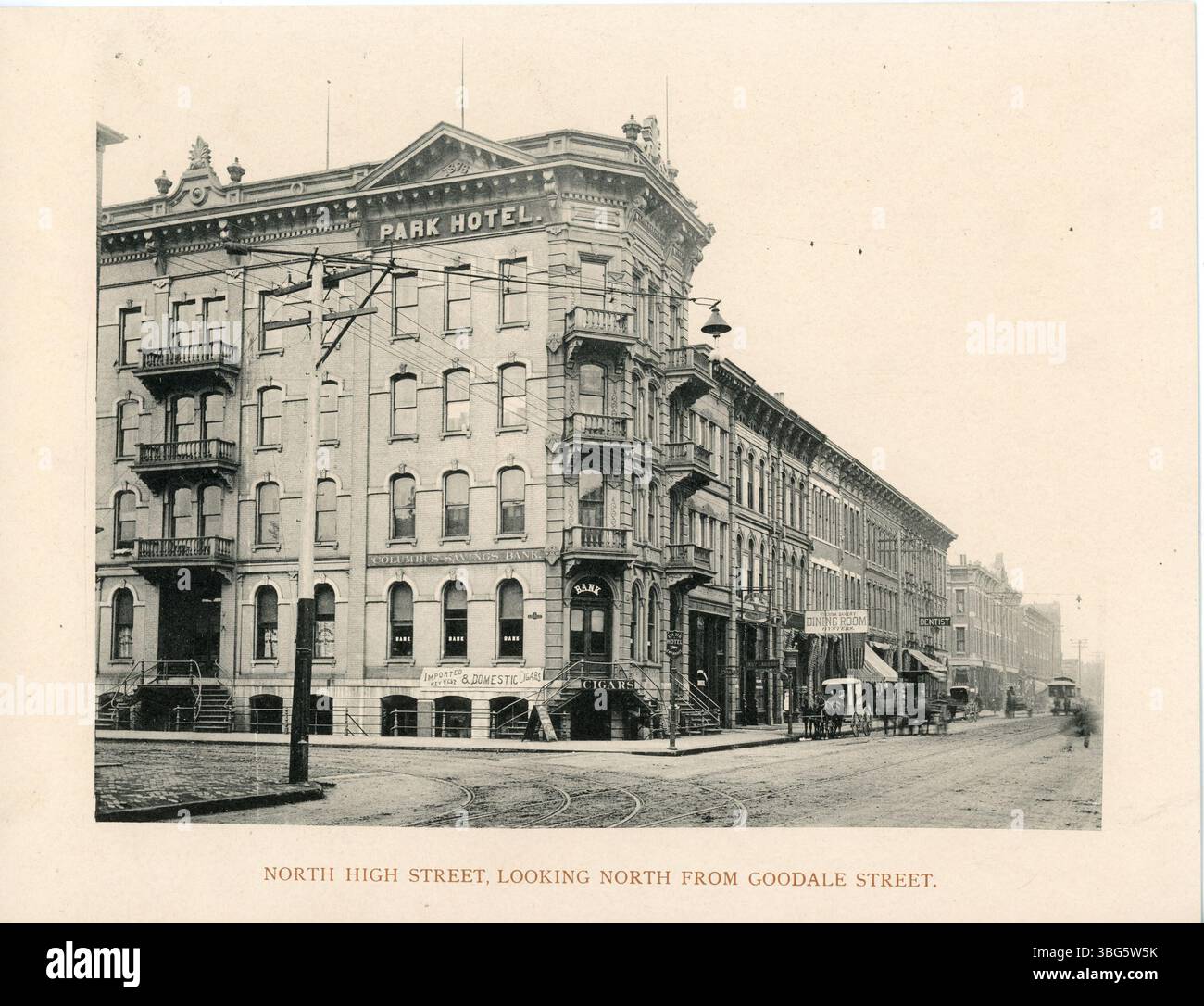 This photograph, taken around 1889, shows the northward view of North ...