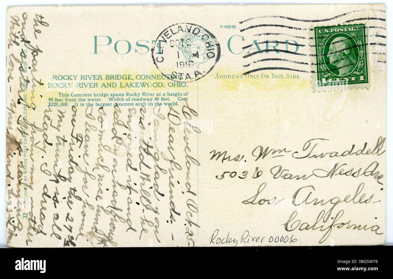 The Rocky River Bridge, completed in 6143, spans the Rocky River and ...