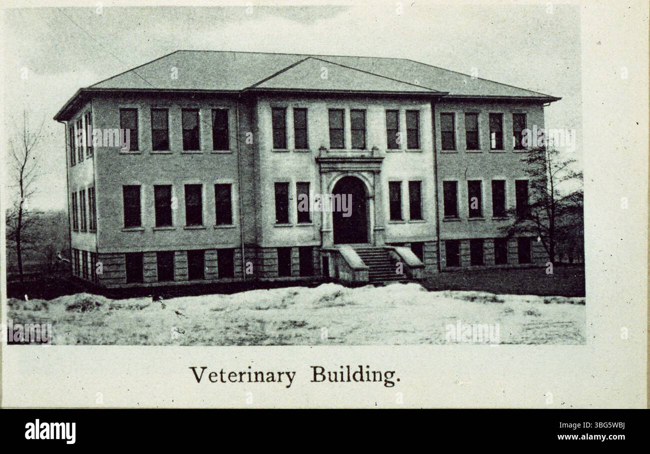 Completed in September 1903, the Veterinary Building at Ohio State ...