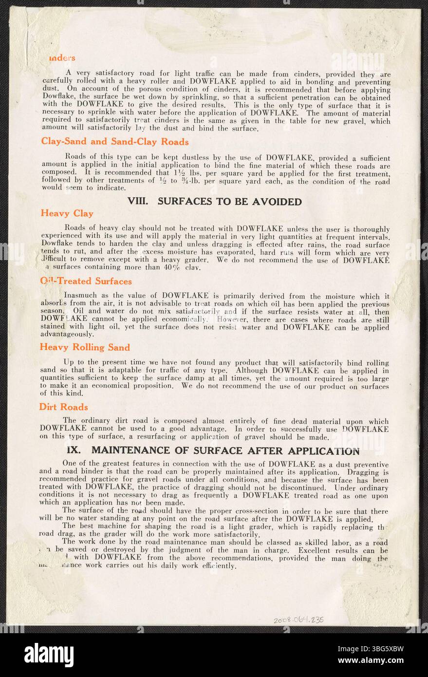 A page providing instructions on Dowflake application in various ...
