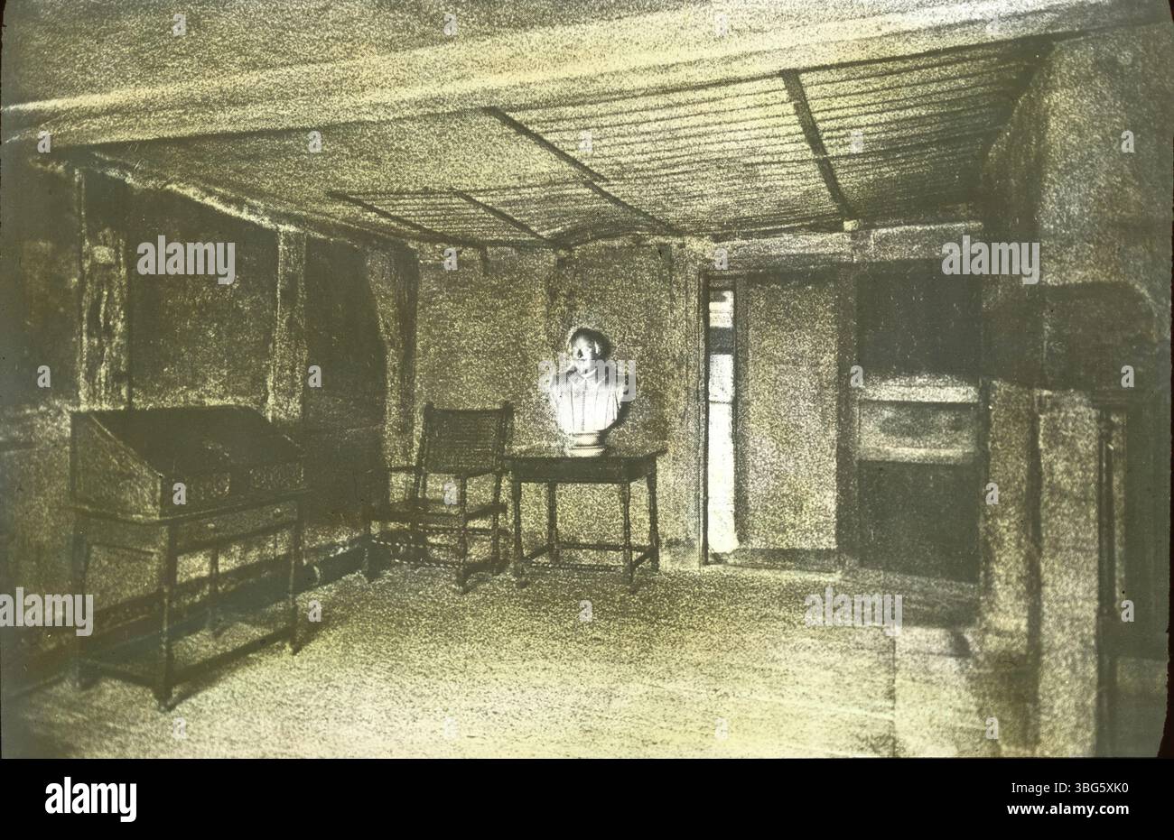 Interior view of the room believed to be William Shakespeare's ...