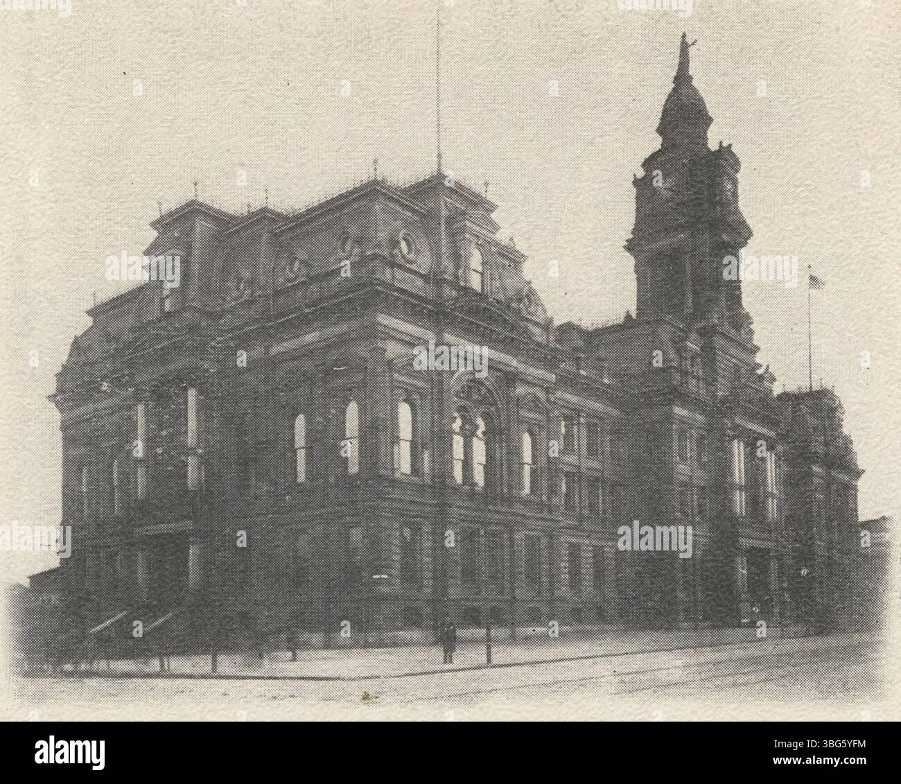 This photograph shows the fourth location of the Franklin County ...