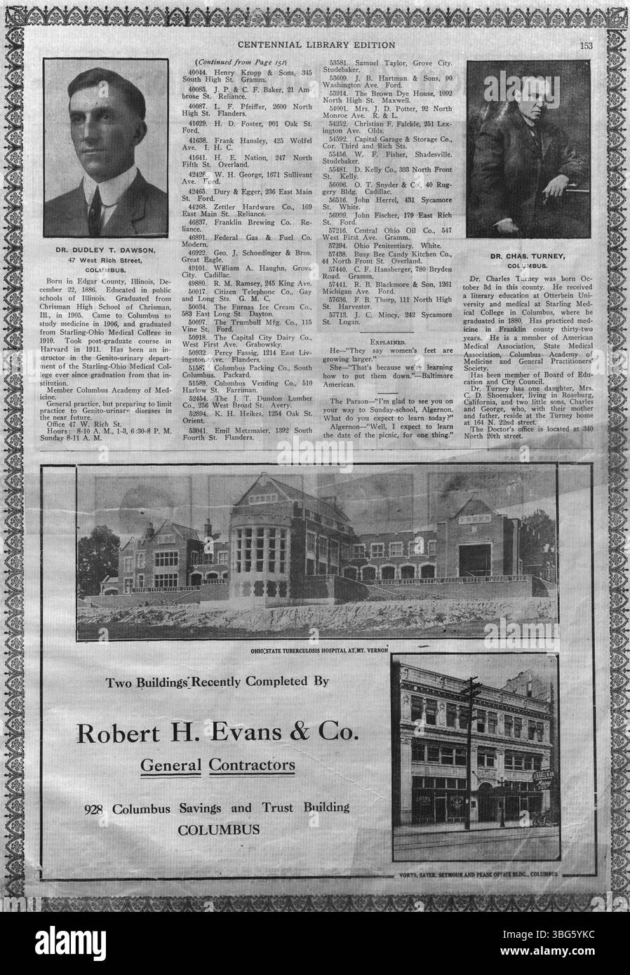 The Columbus Sunday Dispatch Centennial Edition, published in 1912 ...
