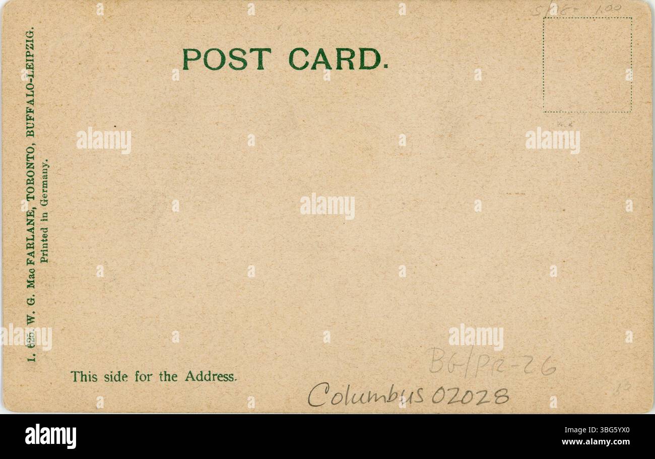 Color postcard showing the Wyandotte Building on West Broad Street near ...