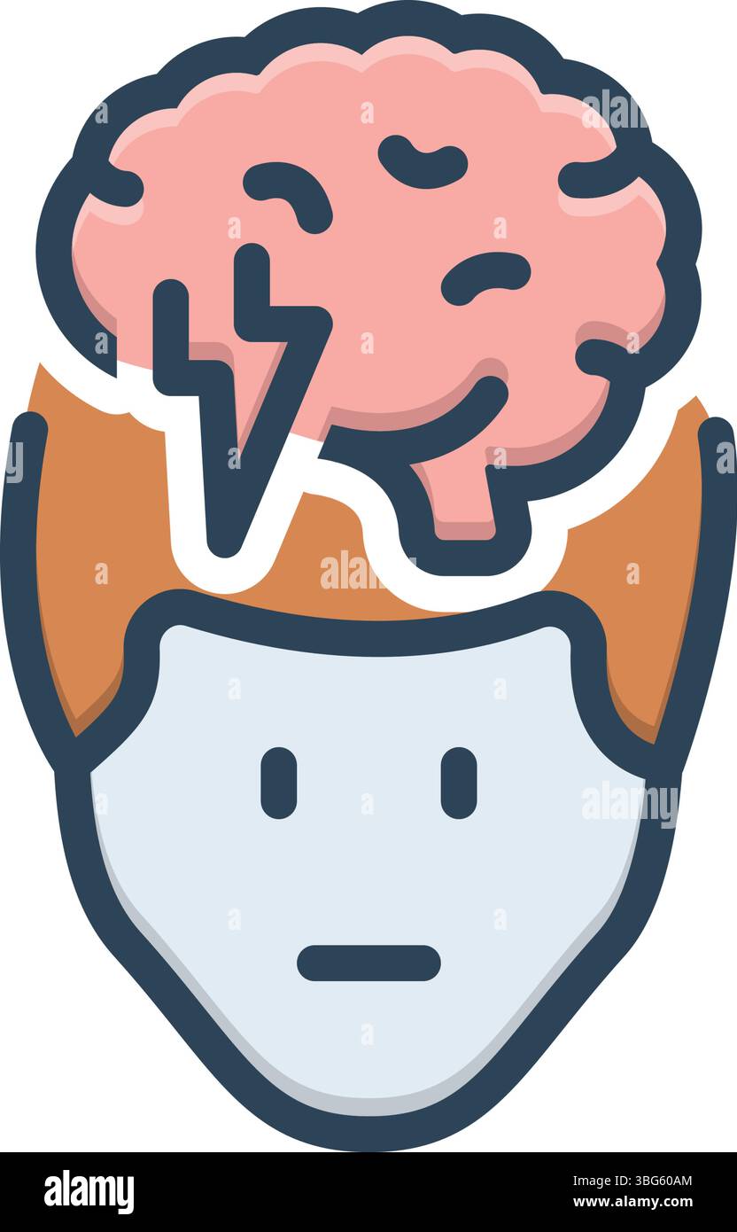 Icon for stroke, brain attack Stock Vector Image & Art - Alamy