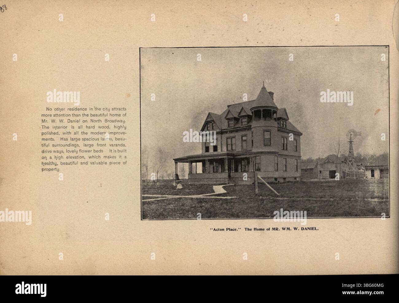 A photograph from a 1897 book that features the distinguished homes in ...