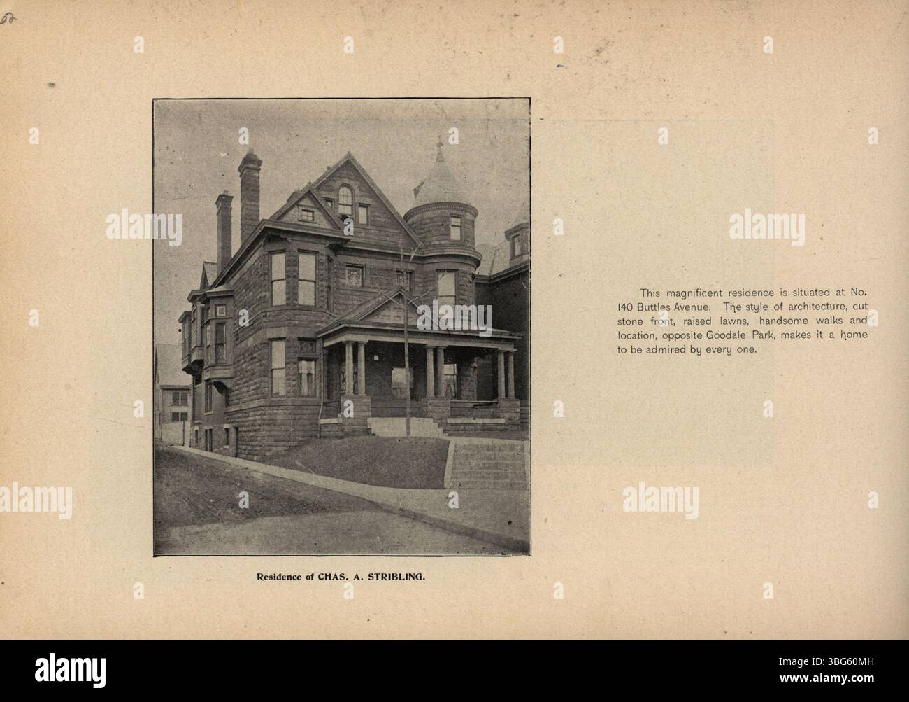 Volume from 1897, 'Handsome Homes of Columbus, Ohio', provides a ...