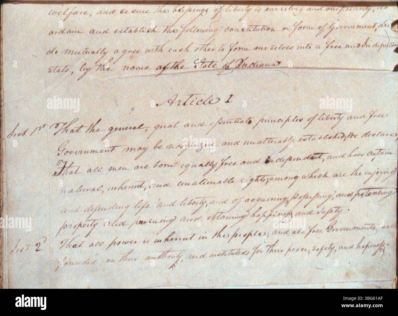 The 1816 Indiana Constitution is a critical historical document that ...