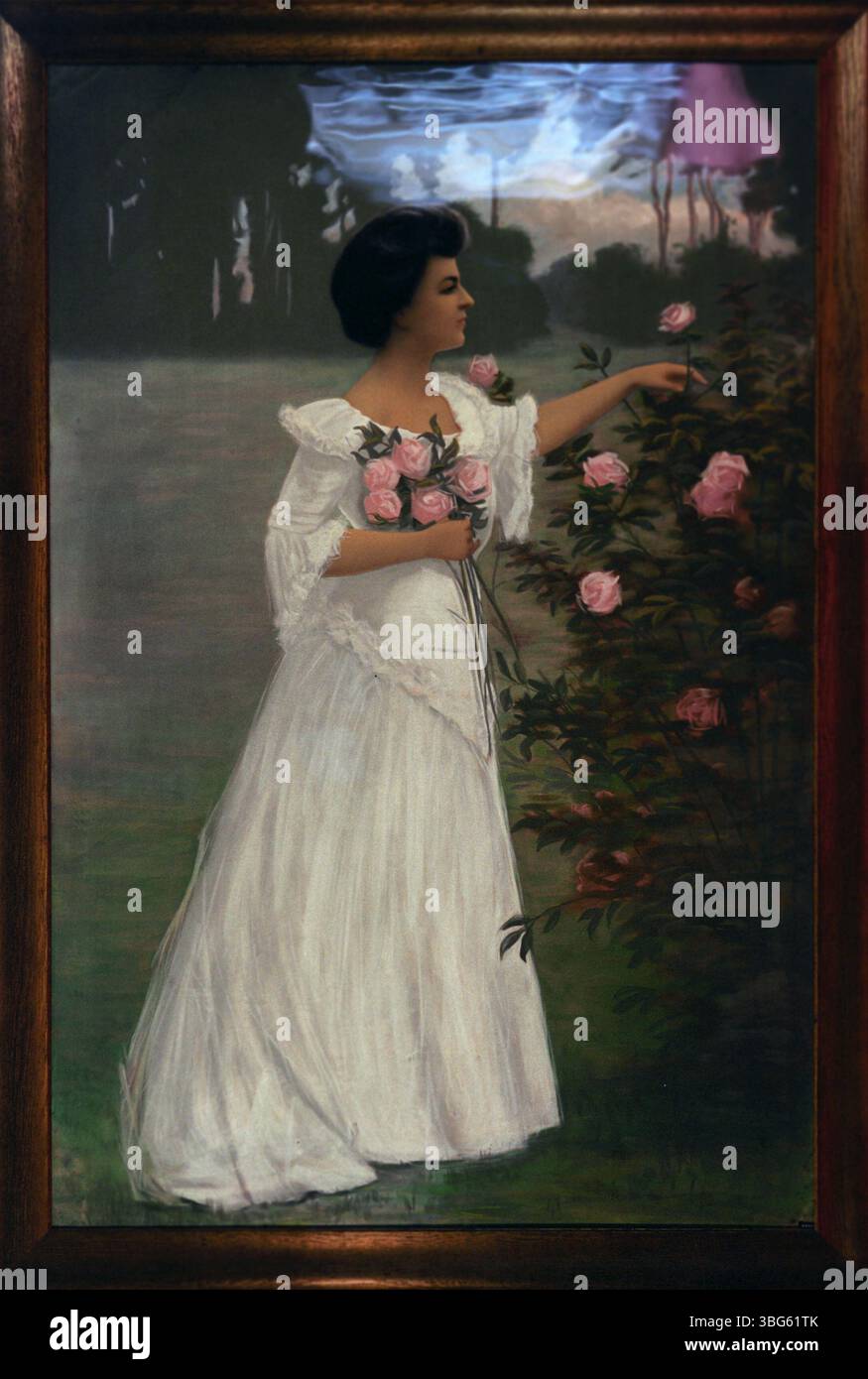 This precipitated portrait of Rose Carson, created in 1894 by the Bangs ...
