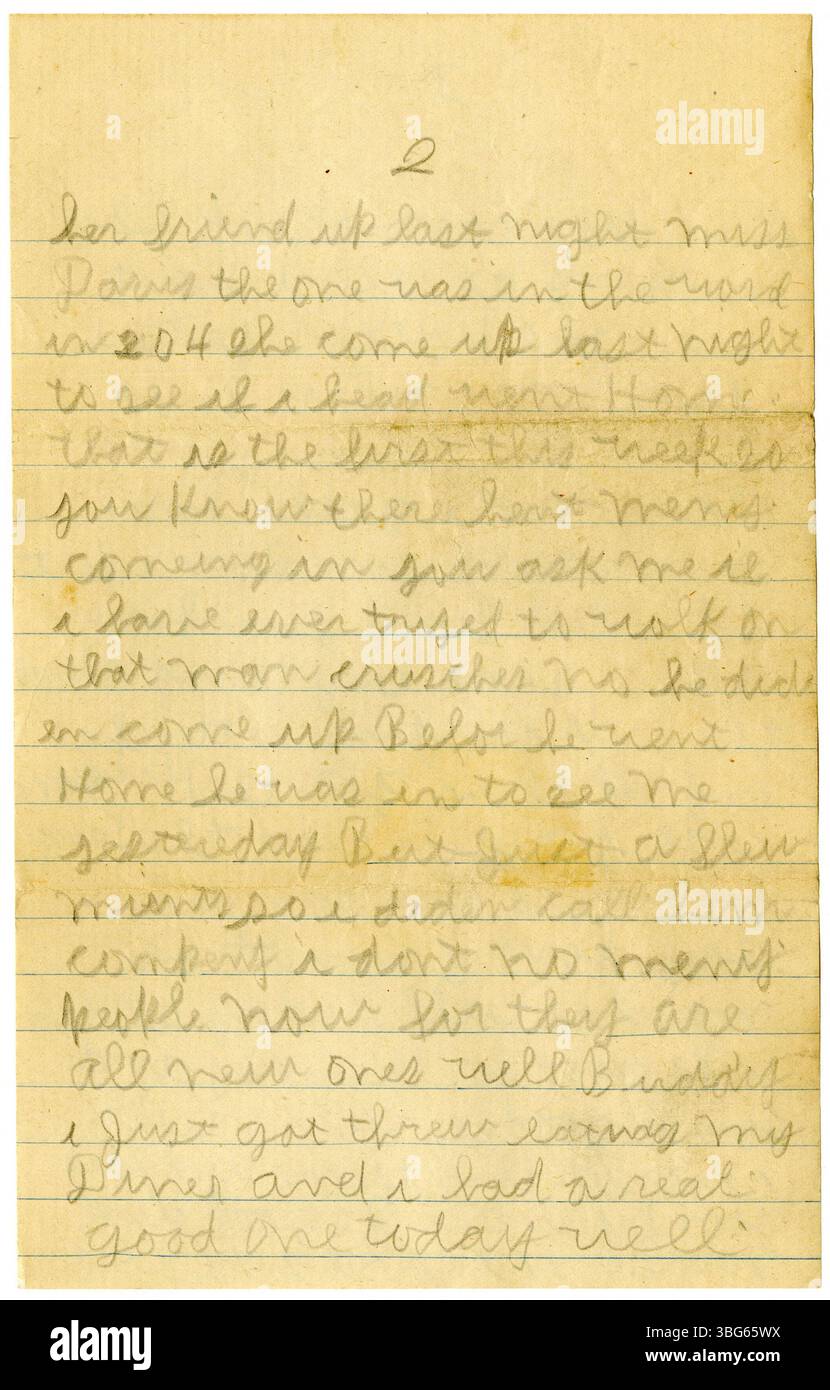On this page of the July 6, 1922 letter, Charles Keplar continues his ...