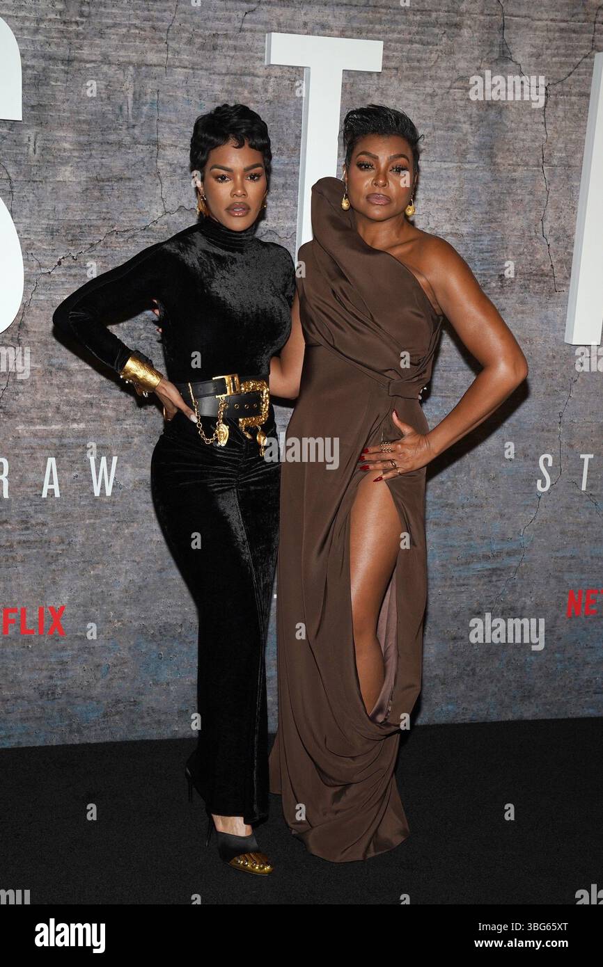 Teyana Taylor, Taraji P. Henson at arrivals for TYLER PERRY S STRAW ...