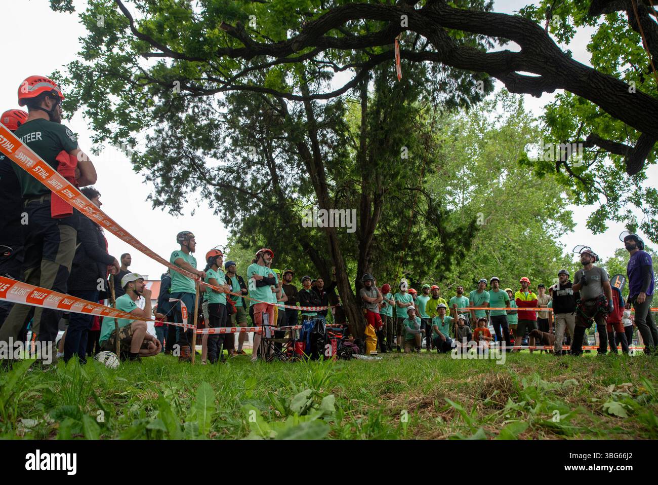 Tata, Hungary. 30th May, 2025. The judges explain the instructions for ...